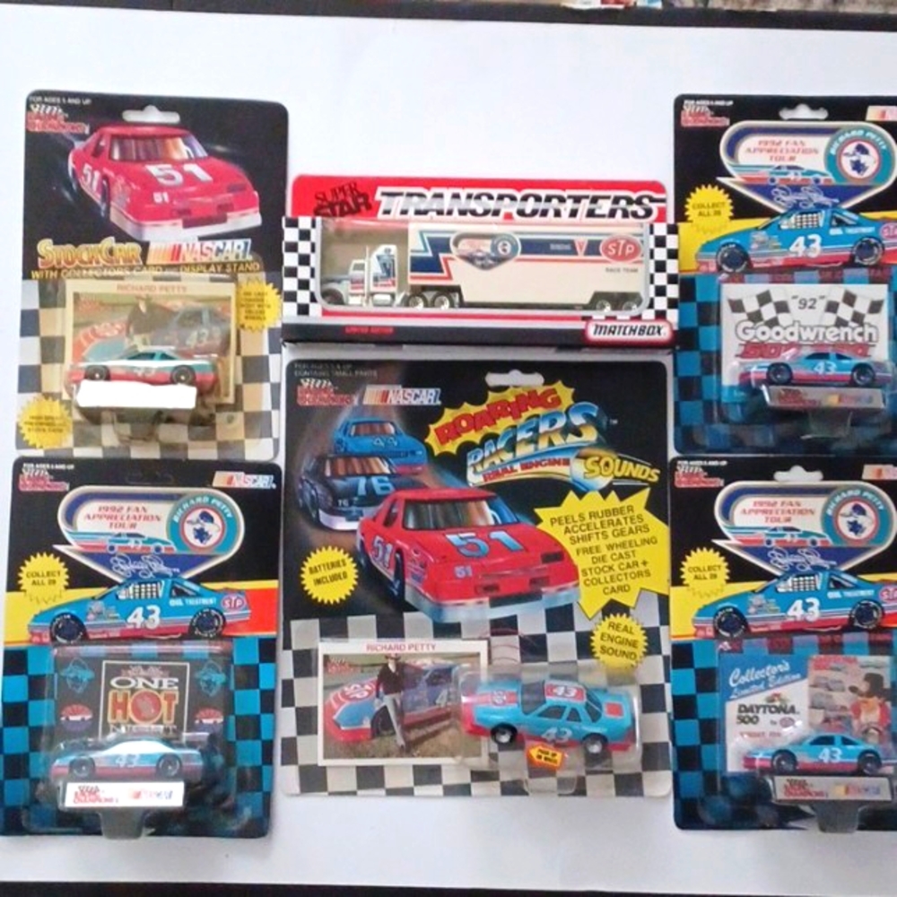 6 Rare Vintage Richard Petty Diecast Collection - Gem